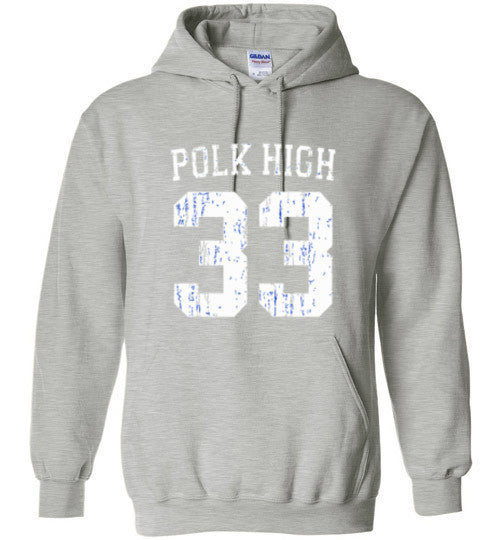 Polk High #33 Hoodie – Al Bundy Quotes Apparel